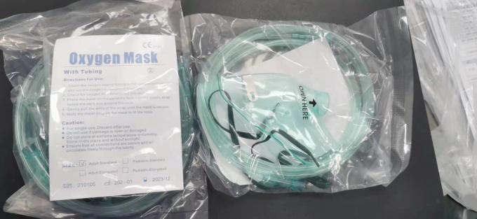 Universal PVC Oxygen Concentrator Mask Adult Kids Disposable ...