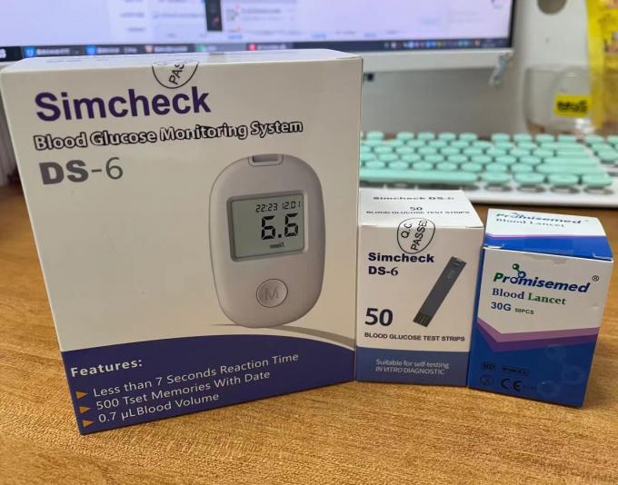 Self Monitoring Portable Digital Blood Sugar Monitor Digital Glucose Meter