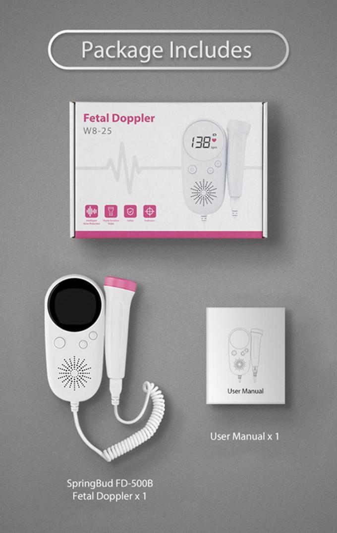 20mw Magnetic Suction Handheld Fetal Heart Monitor Pregnancy Heartbeat ...